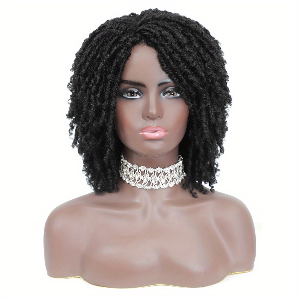 short dreadlock wigs short twist wigs women afro curly - Temu Netherlands