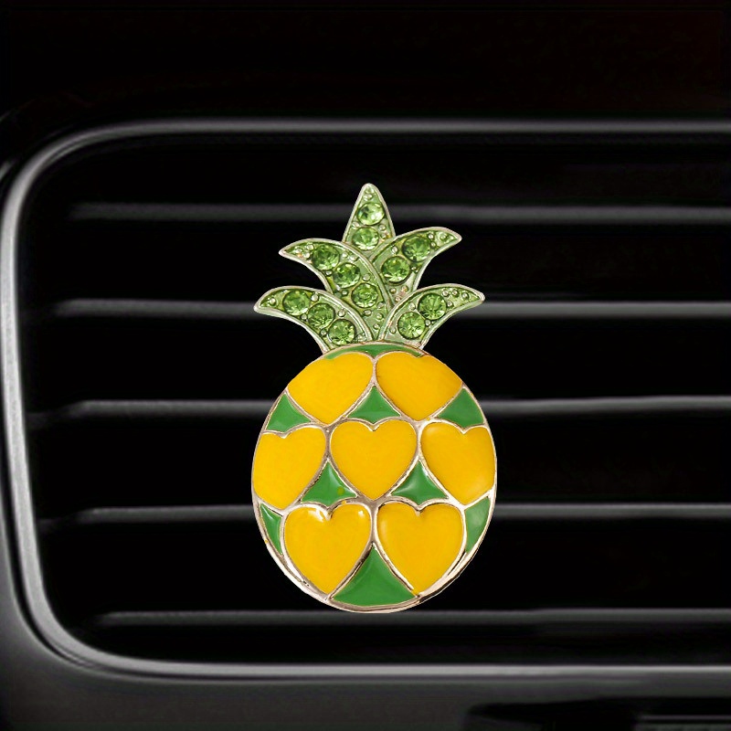 Artificial Diamond encrusted Cartoon Car Aromatherapy Clip - Temu ...