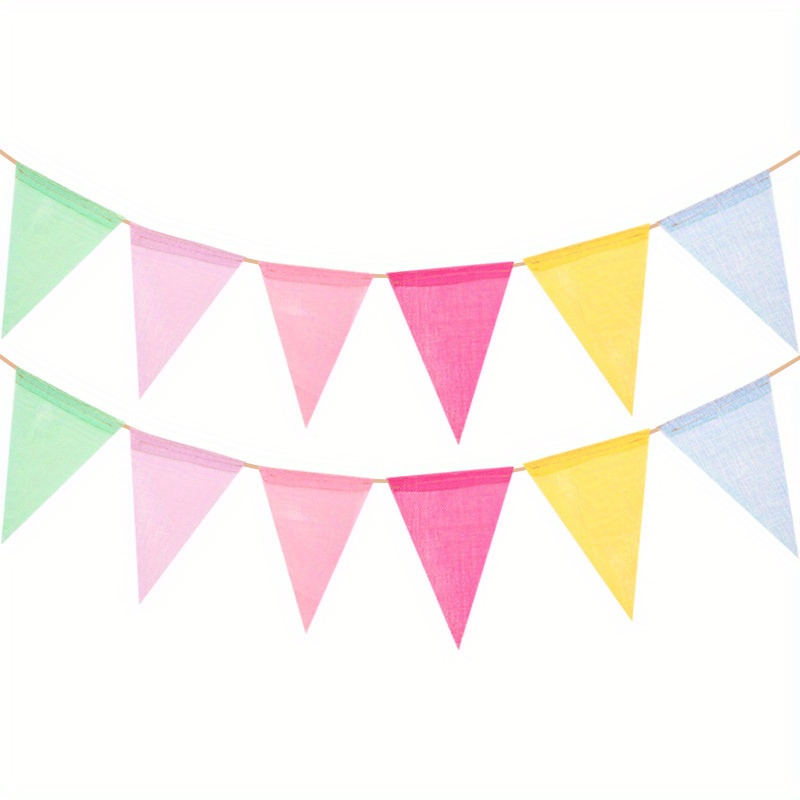 Pennant Flags Banners 6 Colors Cloth Flag Pennants Home - Temu Australia