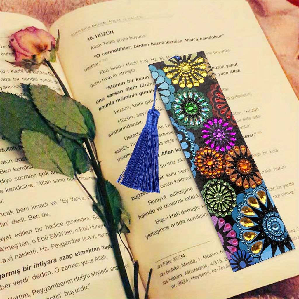 Painting Bookmarks Mandala Floral Diy - Temu