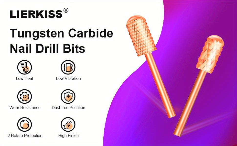 Nail Drill Bits Safe Carbide Nails Bit Nail Polishing - Temu United