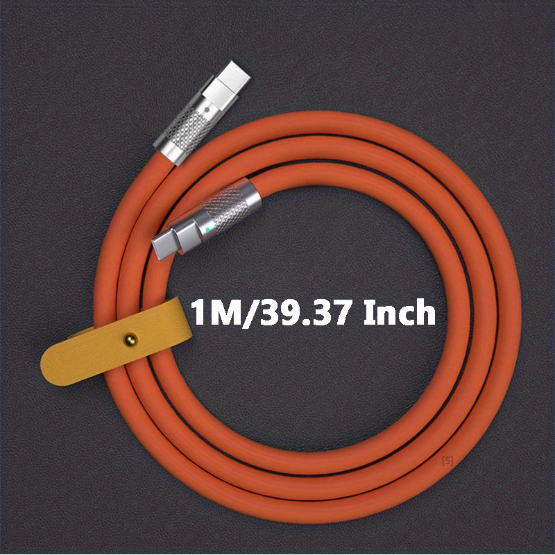 6a Super Fast Charge Pd Type C Liquid Silicone Cable Quick - Temu Kuwait