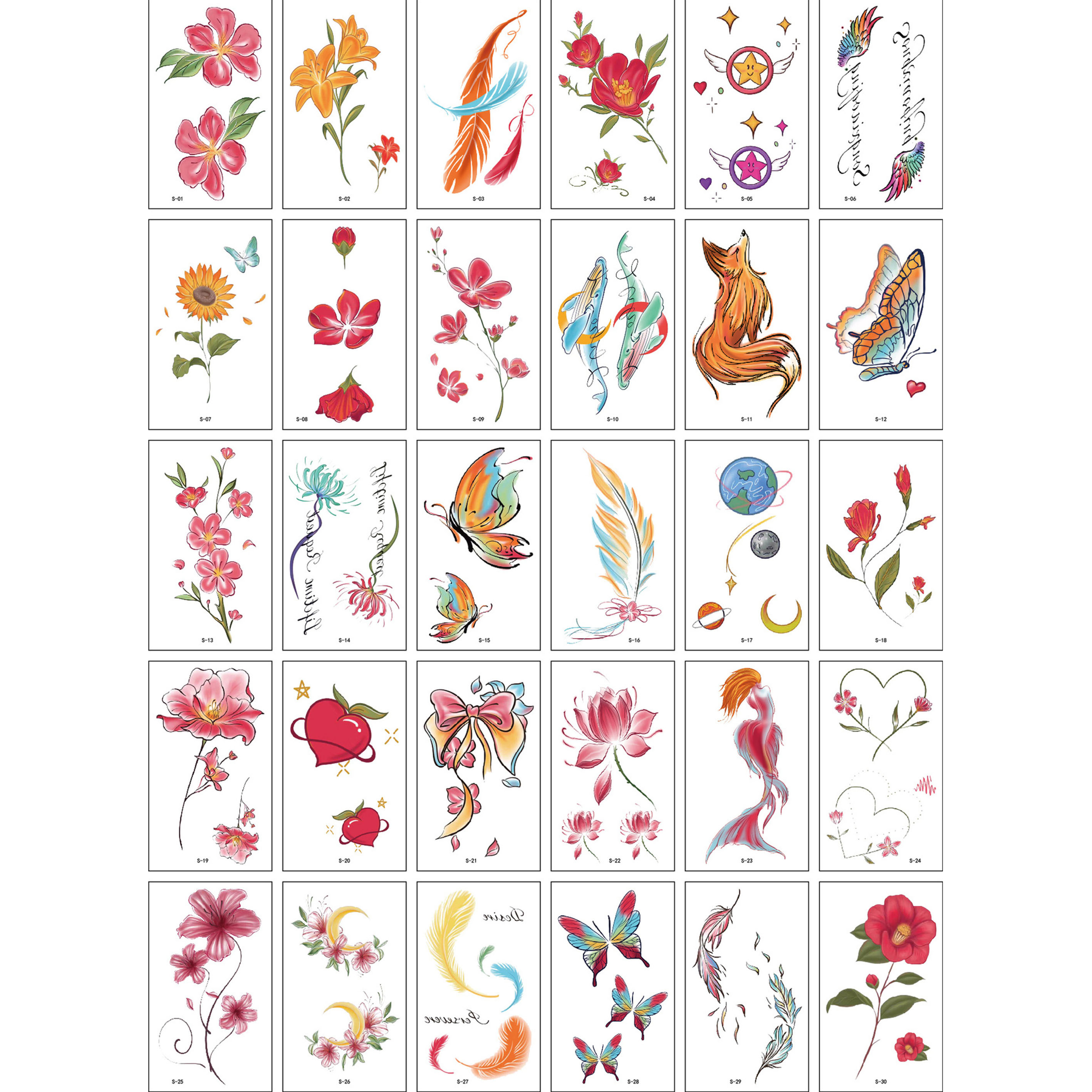 Waterproof Tattoo Stickers Long Lasting Temporary Tattoos - Temu Norway