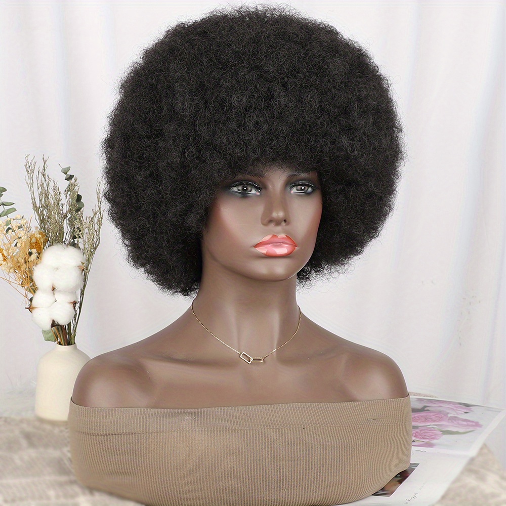 70s Afro Puff Hair Wigs Women Natural Looking Fluffy Large - Temu Australia