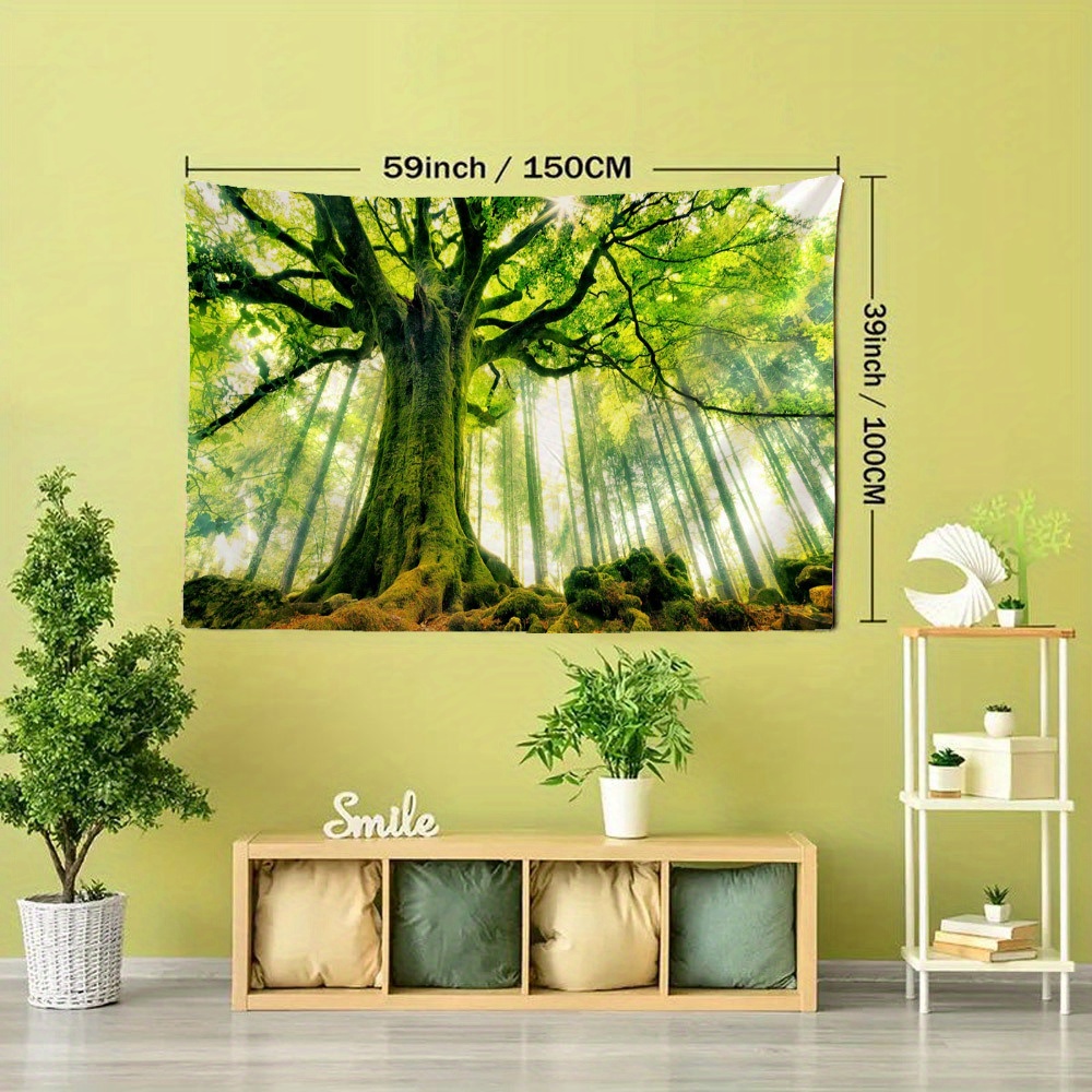 Beautiful Landscape Flower Tapestry Wall Hanging Home Decor - Temu ...