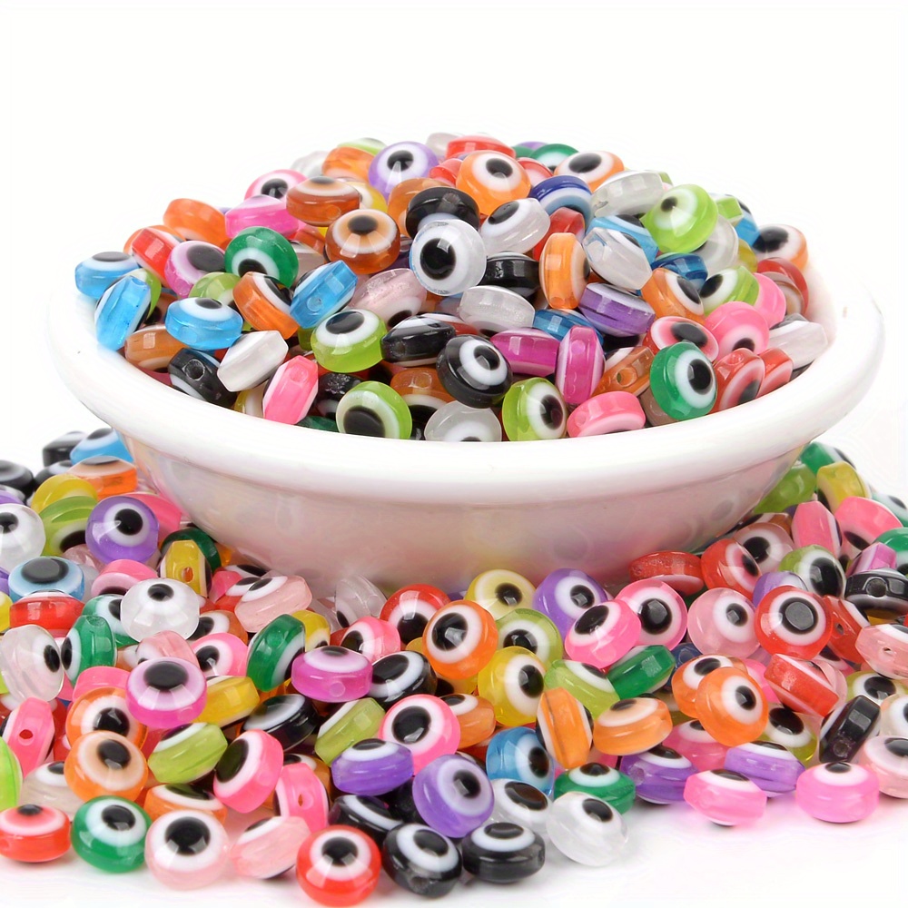 Oval Beads Eye Spacer Beads Jewelry Making Diy - Temu Australia
