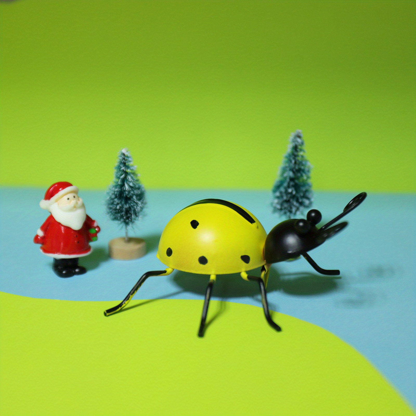 Beautiful Metal Ladybug Statue - Perfect Garden Art Sculpture For ...