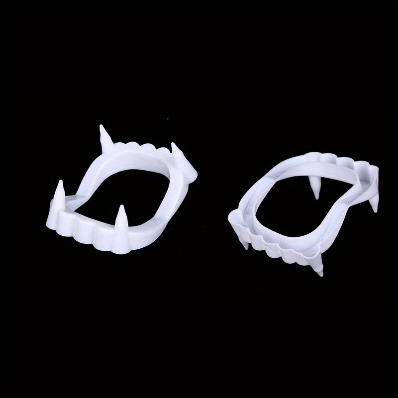 2pcs Sharp Vampire Fangs Dracula Monster Teeth Vampire Fangs Plastic ...