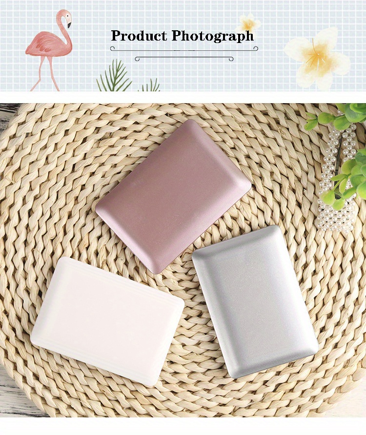 Portable Mini Laptop Design Mirror Compact Creative Makeup - Temu