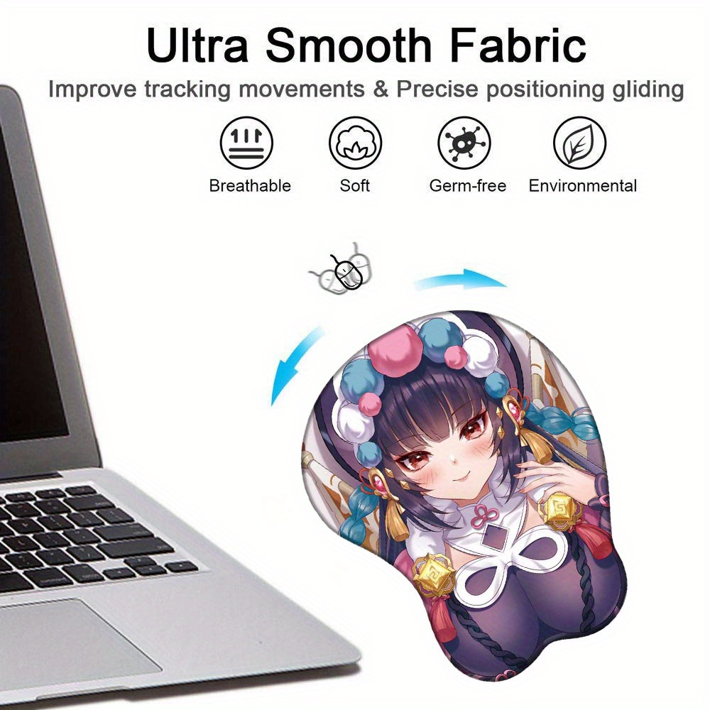 3d Mouse Pad Gaming Mouse Pad Anime Ergonomic Cute Mouse Pad - Temu