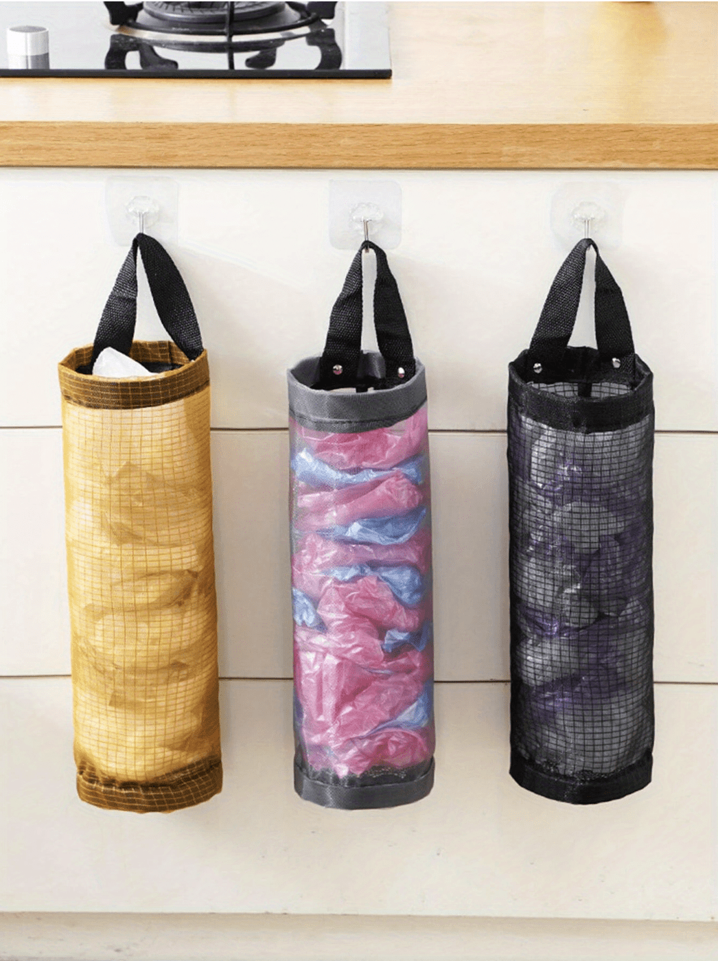 simple mesh hanging bag multifunctional storage bag kitchen - Temu ...