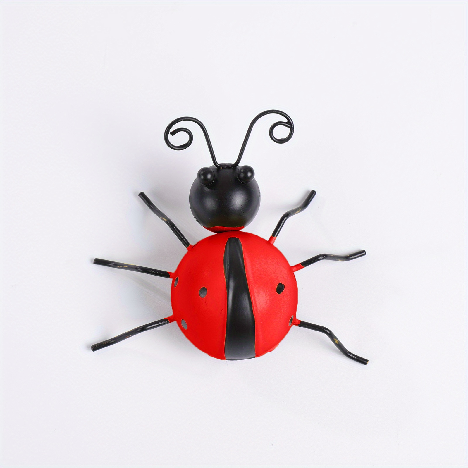 Beautiful Metal Ladybug Statue - Perfect Garden Art Sculpture For ...