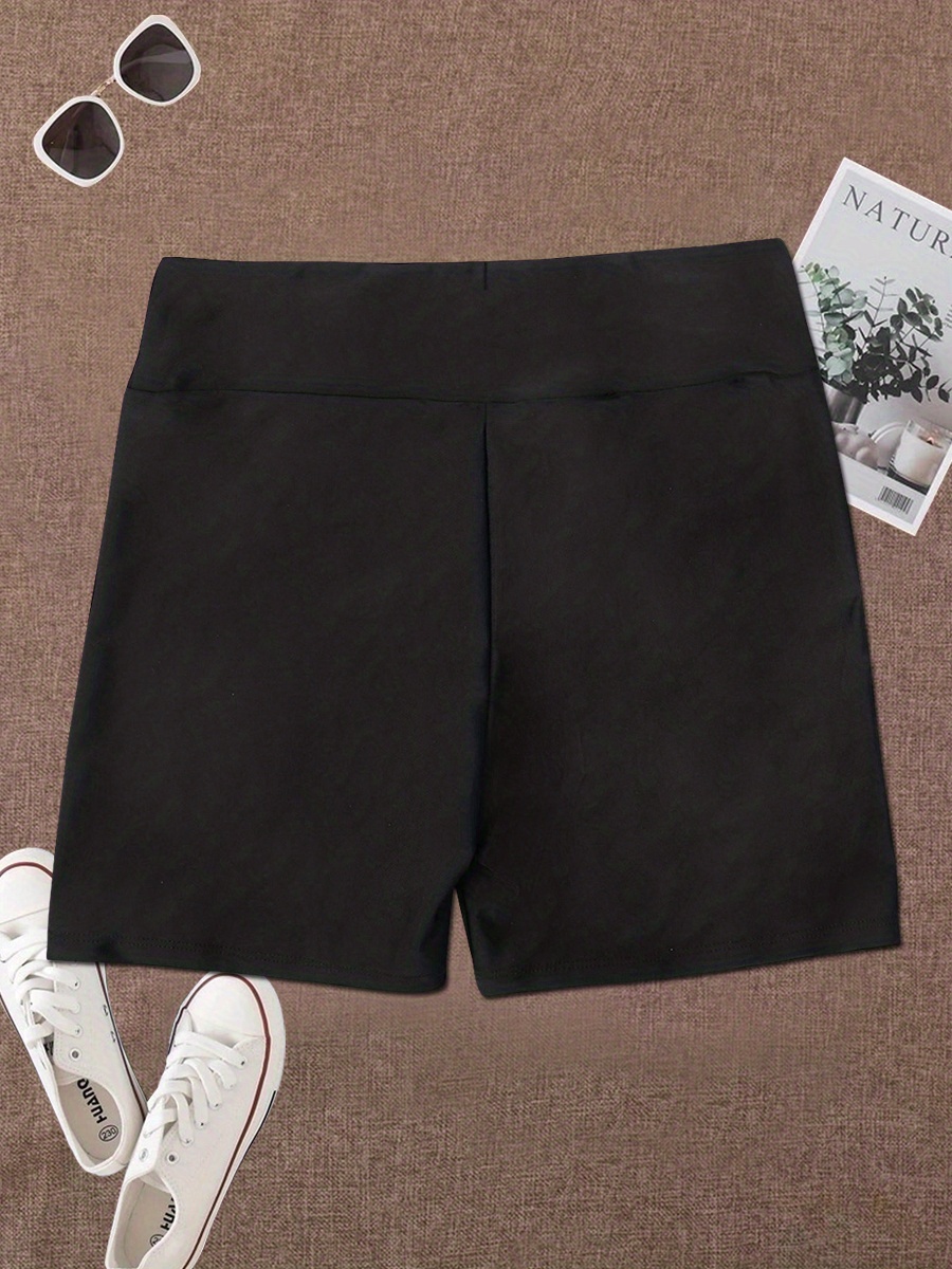 lips print summer biker shorts high waist casual - Temu Australia