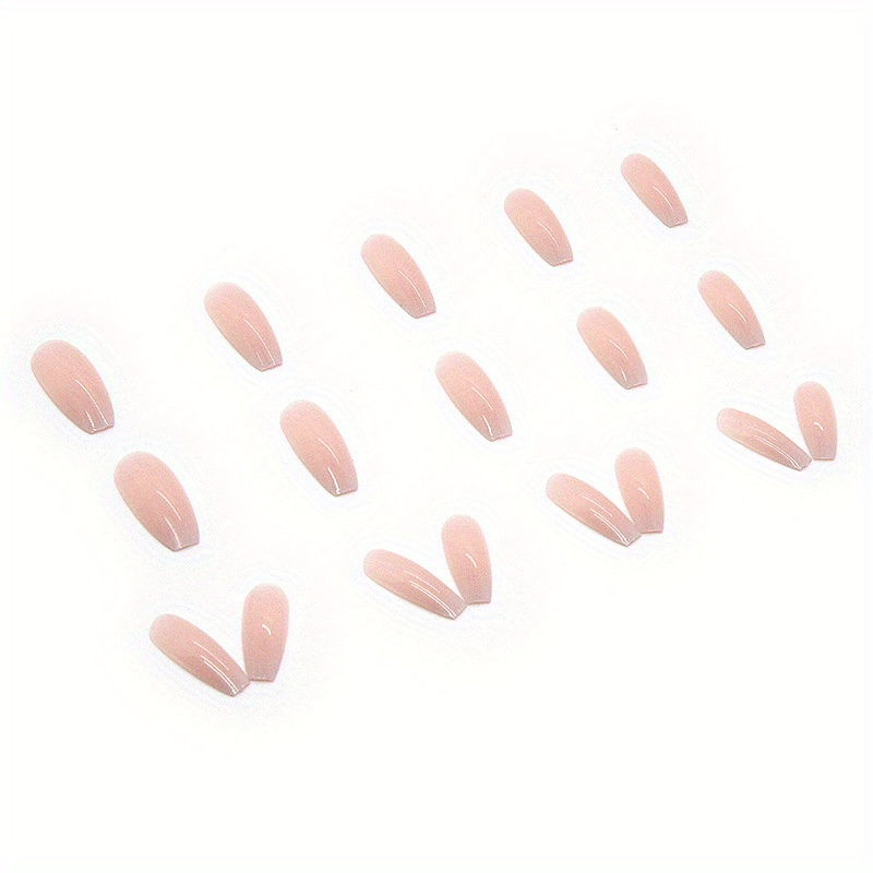 Gradient Full Cover Glossy Reusable Acrylic False Nails - Temu Ireland