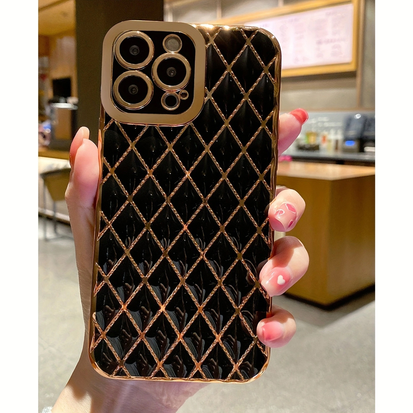 Iphone11 Iphone12 Iphone13 Iphone14 Electroplated Shockproof - Temu Kuwait