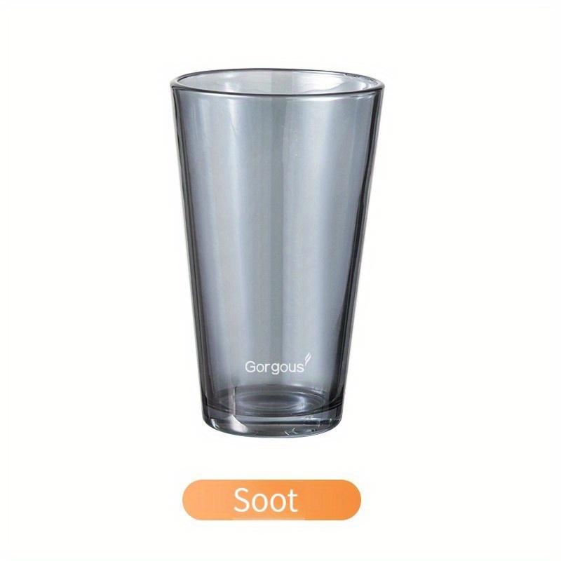1pc Glass Cup With Lid And Sleeve Creative Transparent Straw Cup ...