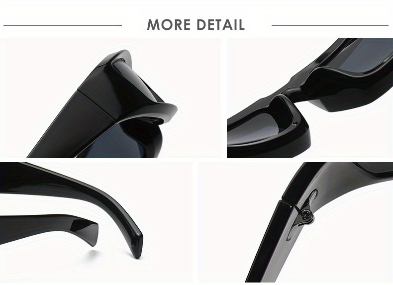 Y2K ラップアラウンドファッションサングラス レディース メンズ サイバーパンク ズ メガネ サイクリング - Temu Japan