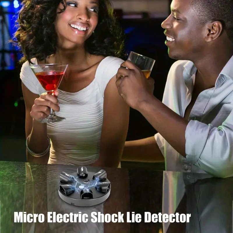 Lie Detector Test Shock Finger Game Electric Shocking Lie Temu