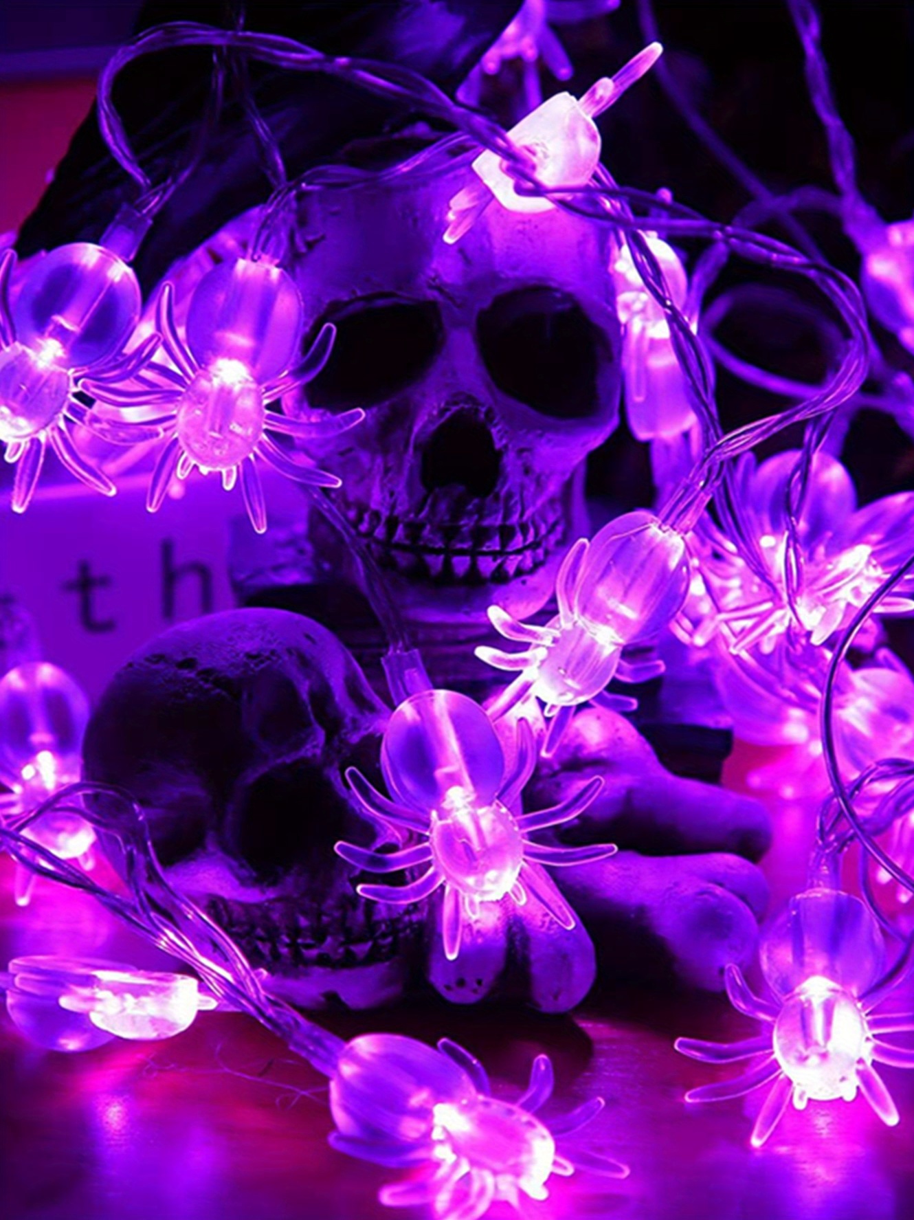 Purple Spider Battery Operated Purple - Temu United Kingdom