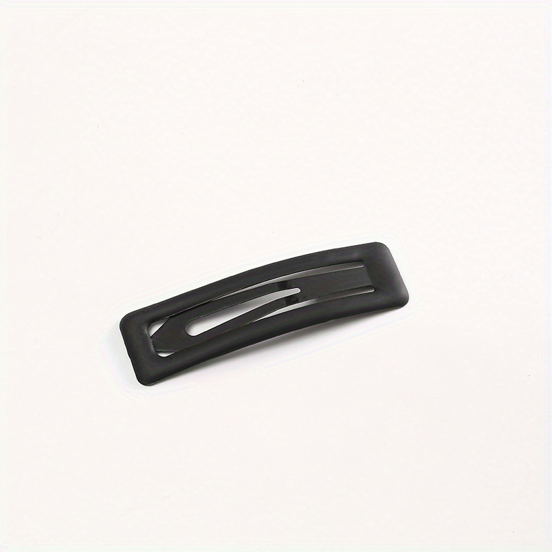 Matte Snap Clip Hollow Rectangle Shaped Hair Clip Simple - Temu United ...