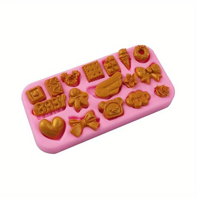 1pc Cartoon Chocolate Mold 3d Silicone Mold Cute Kawaii - Temu United ...