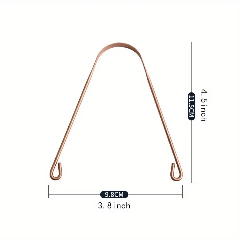 Pure Copper Tongue Scraper Metal Tongue Coating Brush Tongue - Temu Pure Copper Tongue Scraper Metal Tongue Coating Brush Tongue - Temu