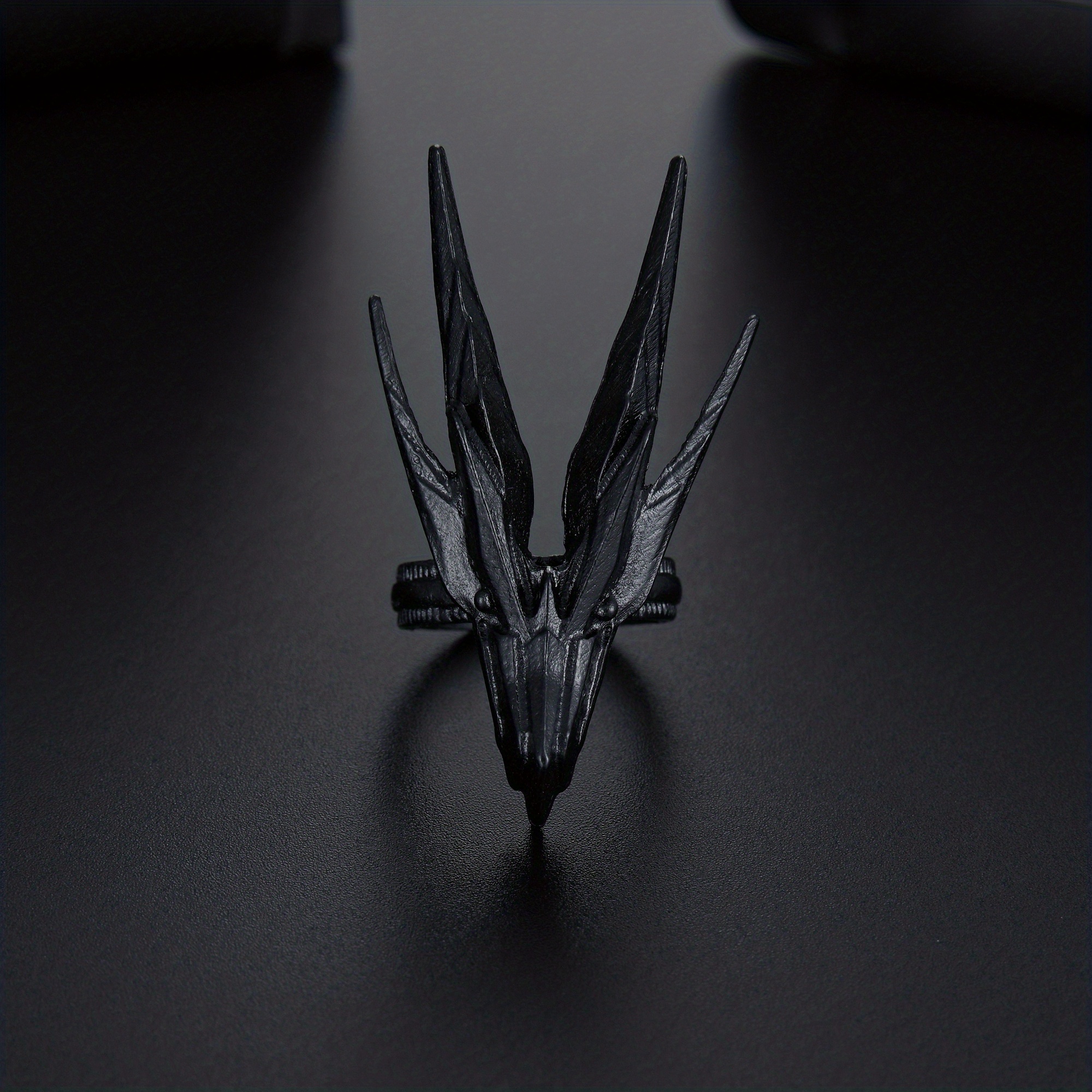 Men's Retro Cool Style Alloy Dragon Head Ring Fashion Punk - Temu