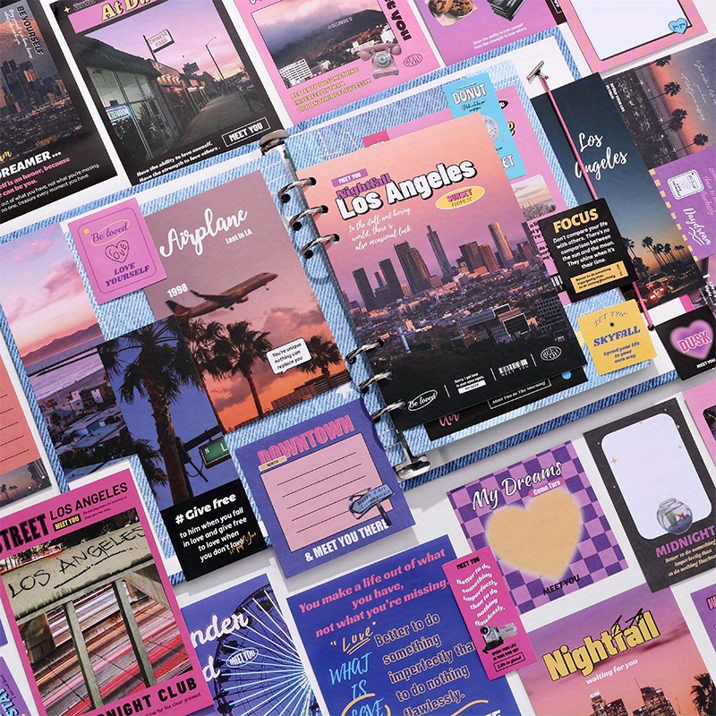 stickers+material paper set scrapbooking supplies pack - Temu