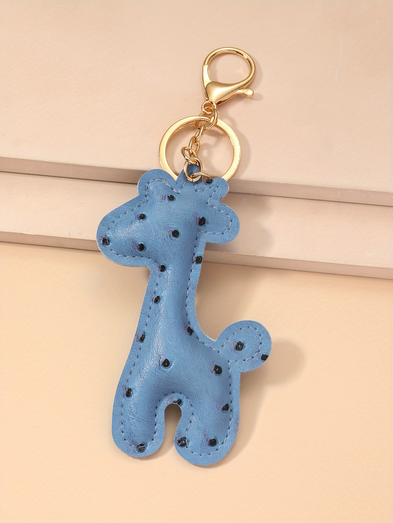 Cartoon Giraffe Keychain Cute Animal Key Ring Purse Bag - Temu Australia