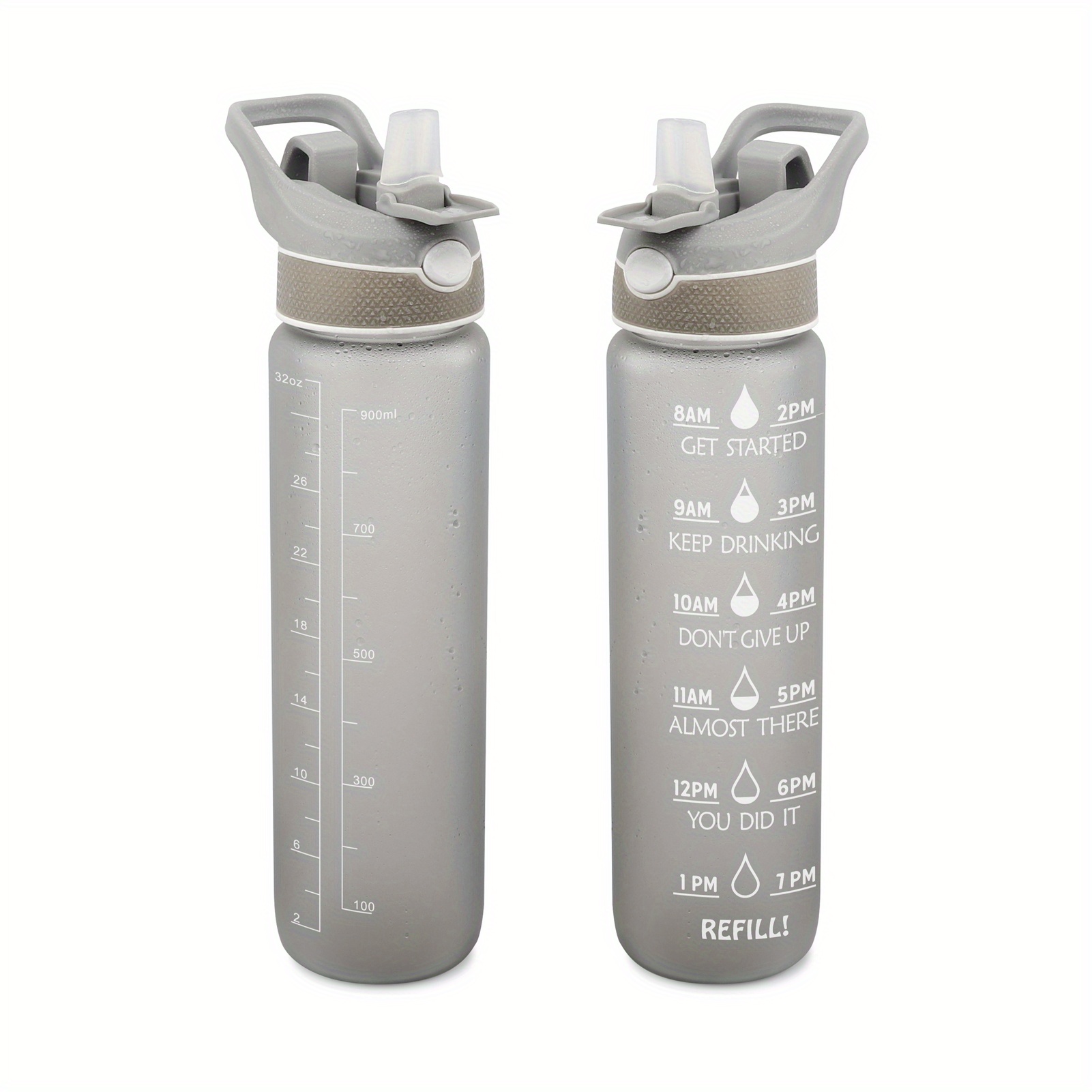 32oz 1000ml spray cup outdoor bottle plastic bpa free gradient color ...