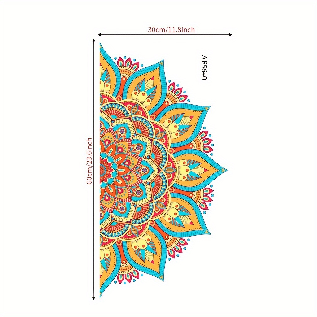Mandala Wall Sticker Mandala Sticker Living Room Bedroom - Temu Australia