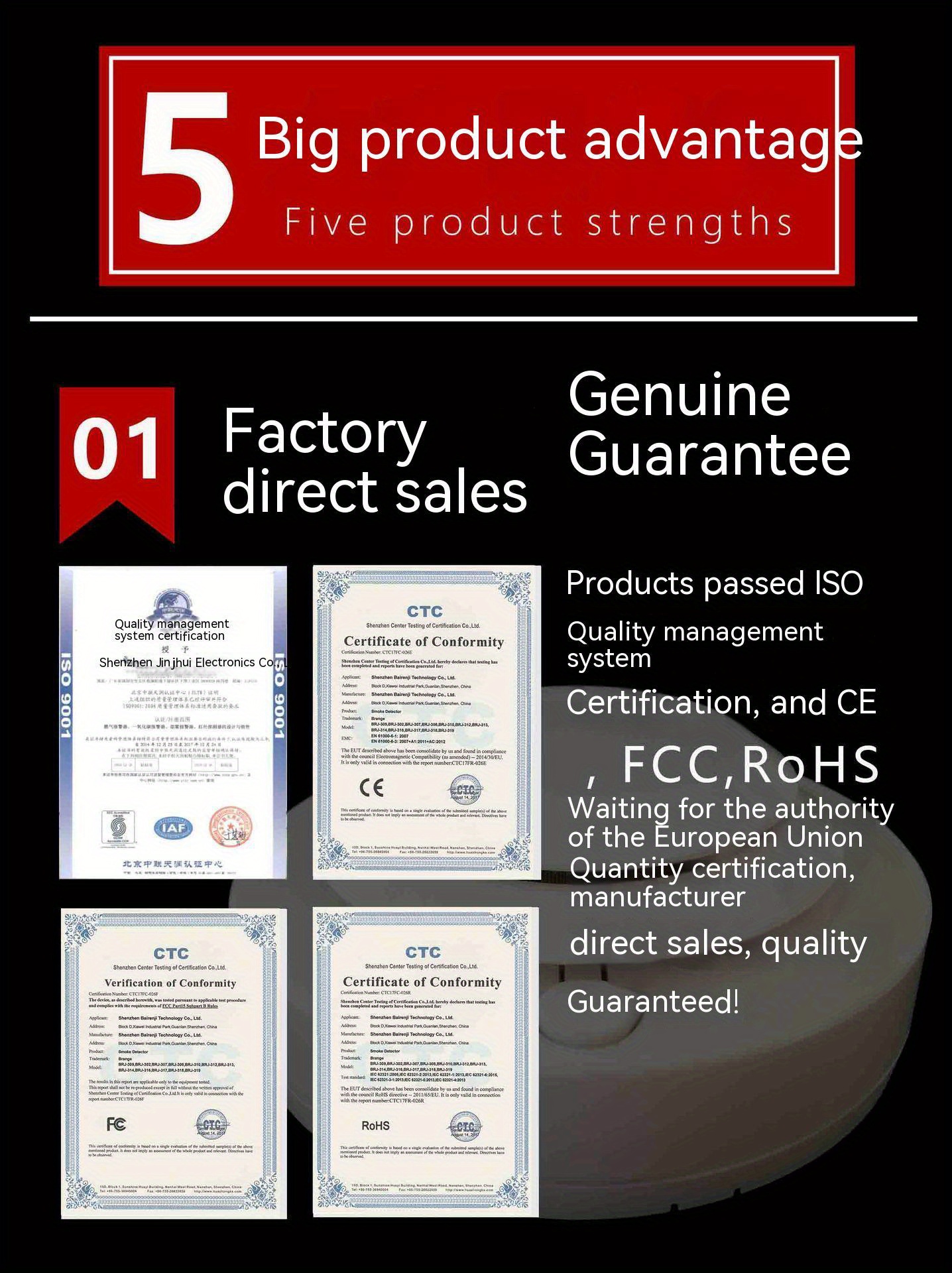 smoke detector smoke alarm battery backup smoke - Temu New Zealand