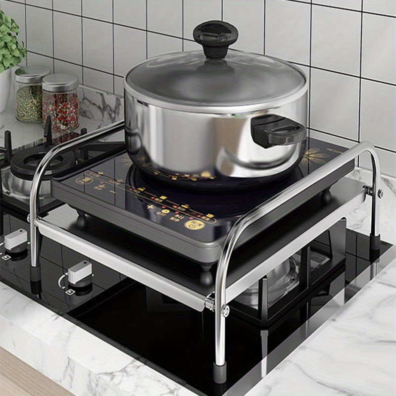 Stainless Steel Stove Rack Kitchen Supplies Shelf Countertop - Temu