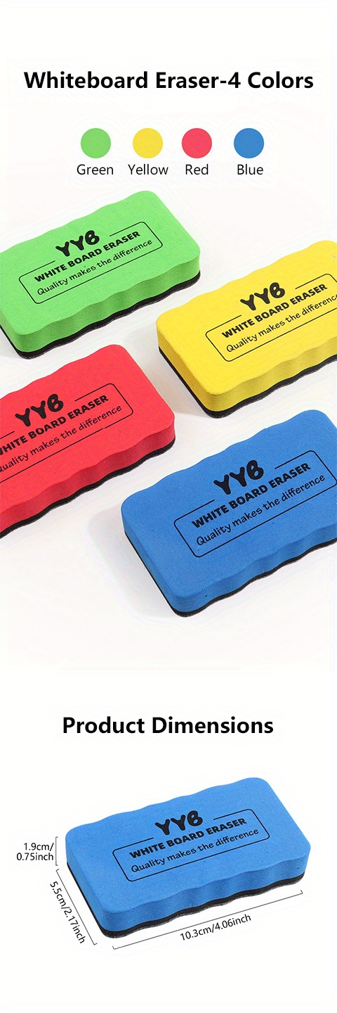 Dry Erase Eraser Magnetic Whiteboard Eraser White Board - Temu Ireland