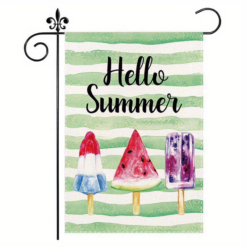 قطعة واحدة ، علم حديقة صيفي (12 بوصة * 18 بوصة / 30 سم * 45 - Temu Saudi Arabia