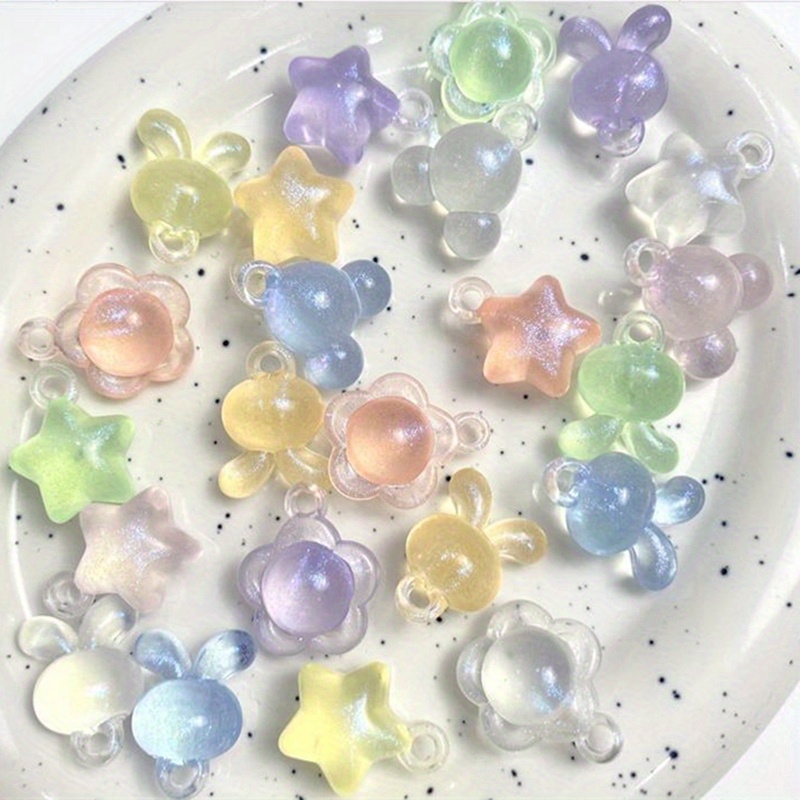 Thin Glitter Powder Mermaid Ji Hanging Hole Head Rabbit Head - Temu ...