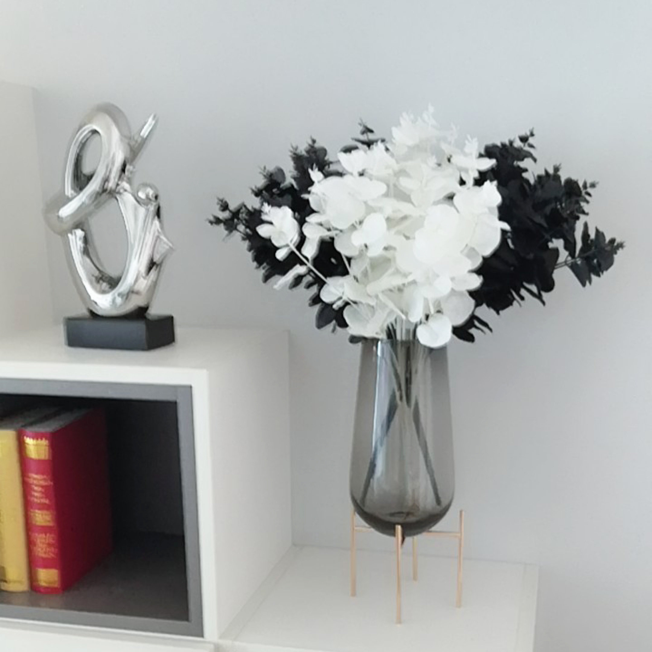 Artificial Flowers Stems Faux Long Stem Silver Dollar Leaves - Temu ...