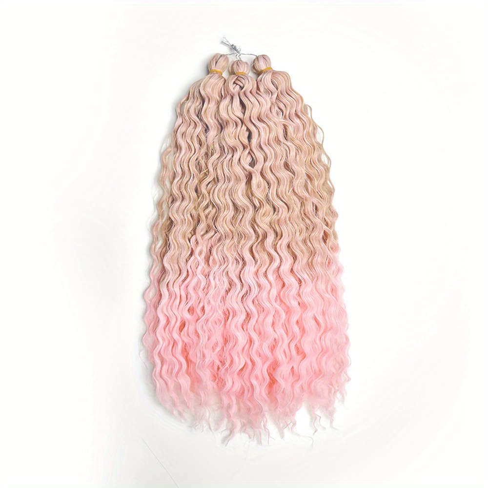 Deep Wave Braiding Hair Extensions Synthetic Curly Hair - Temu Portugal