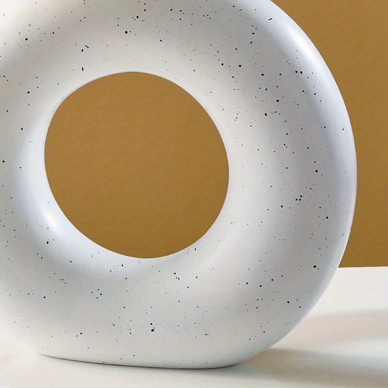 Boho Style White Resin Vase Modern Home Decor Matte Pampas - Temu ...