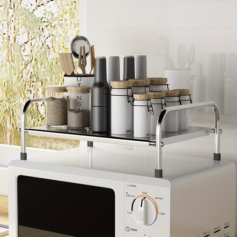 stainless steel stove rack kitchen supplies shelf countertop - Temu