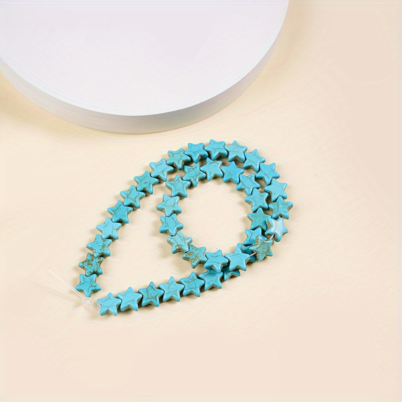 /strand Blue Turquoise Material Beads Jewelry Turquoise - Temu United ...