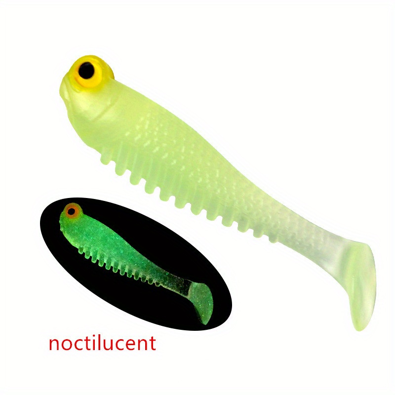Silicone T-tail Soft Fishing Bait - Temu Australia