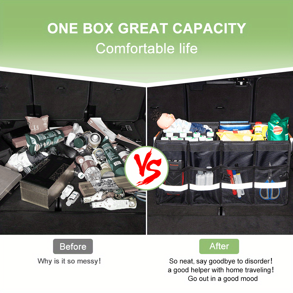 Extra Large Car Trunk Organizer Moisture proof Heat - Temu Ireland