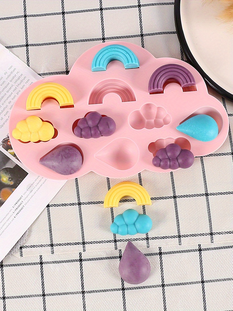 Baked Diy Lollipop Chocolate Silicone Mold Rainbow Note - Temu Australia