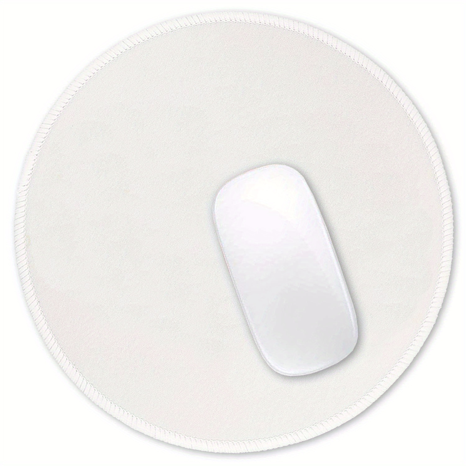 Black/white Circular Mouse Pad Non slip Rubber Mouse Pads - Temu Australia