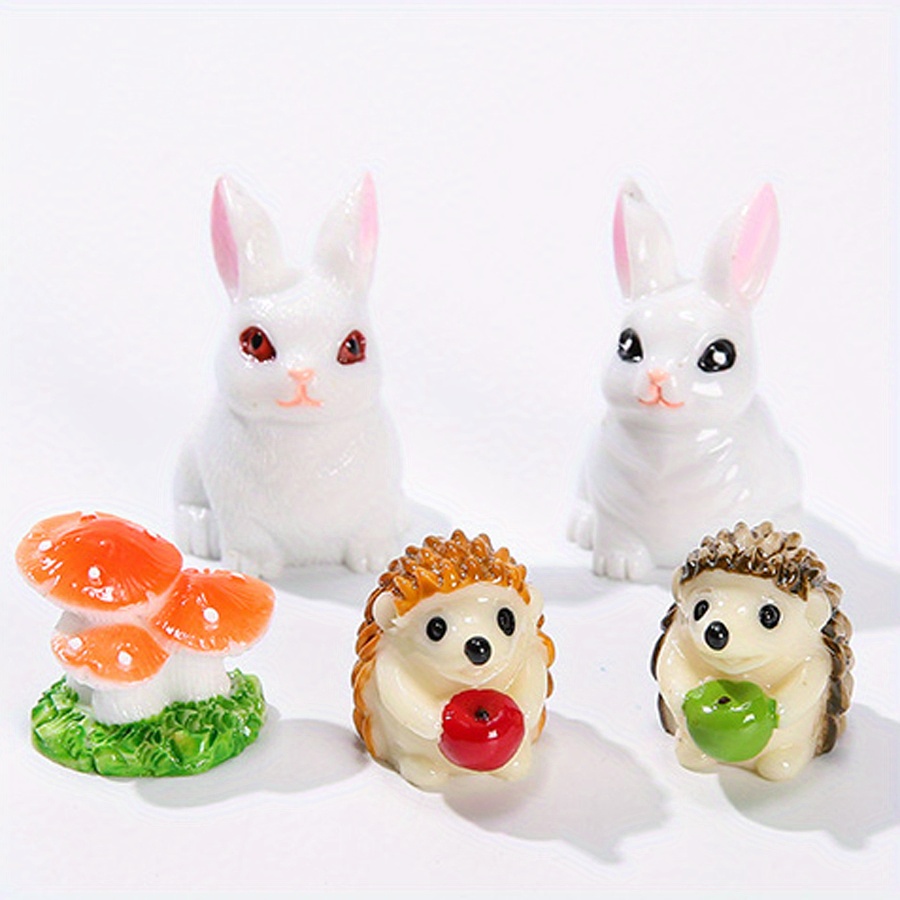 5pcs Micro Landscape Place Potted Flower Pot Ornament Cute Little ...