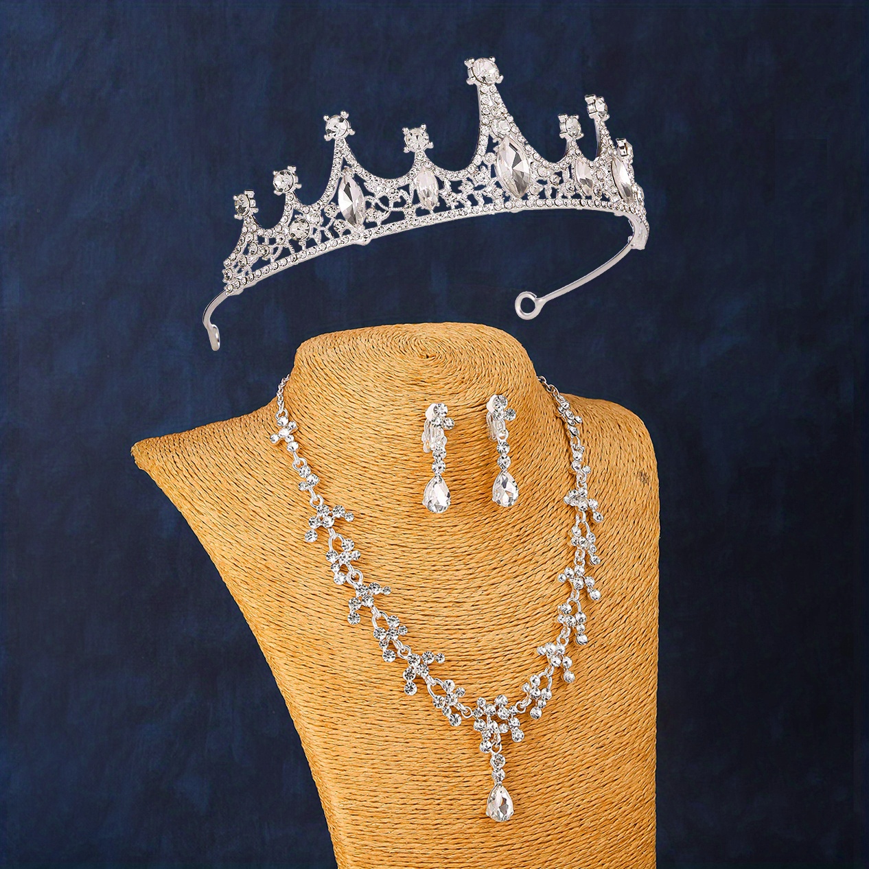 1set Silvery And Accessories Jewelry | Temu Temu New Zealand