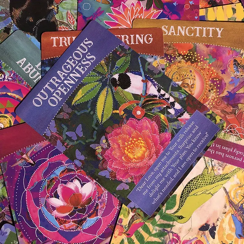 Divine Abundance Oracle Cards Deck And Guidebook Hardcover Temu