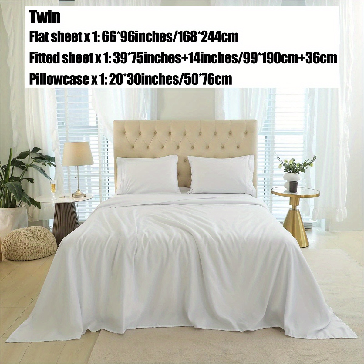 Fitted Sheet Set Solid Color Bedding Set Bedroom Guest Room - Temu Canada