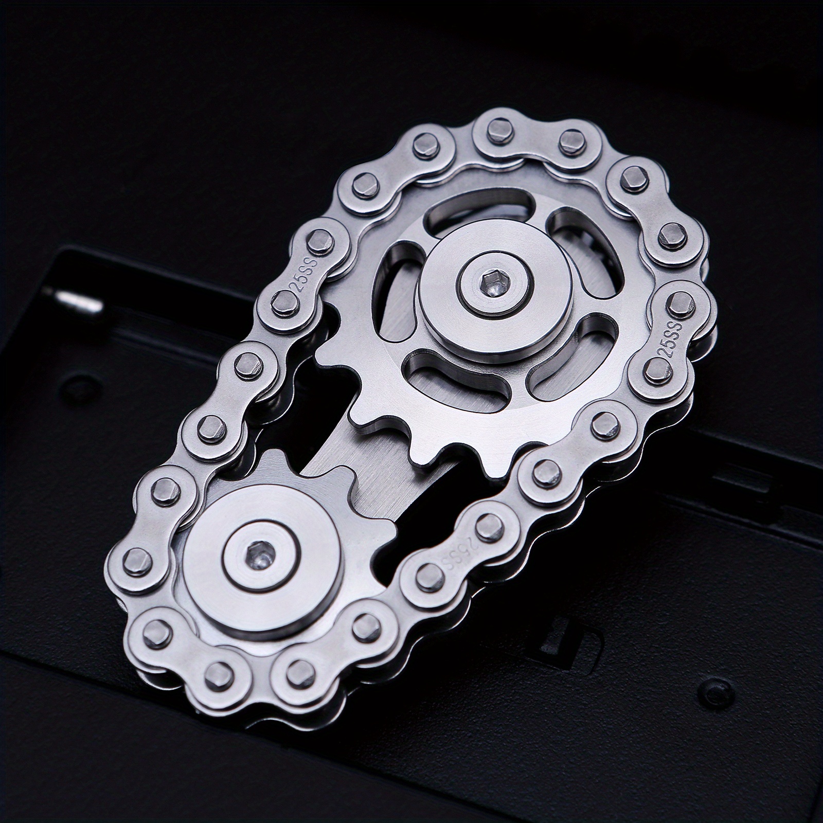 Chain Metal Toy Gear Sprocket Flywheel Palm - Temu Australia